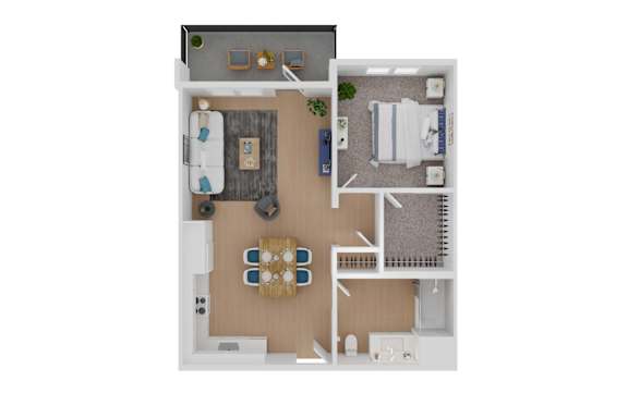 Floor Plans of 8181 Allison Apartments - La Mesa, CA in La Mesa, CA